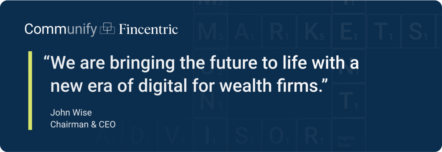 Communify Fincentric Launches Next-Generation Wealth Management ...